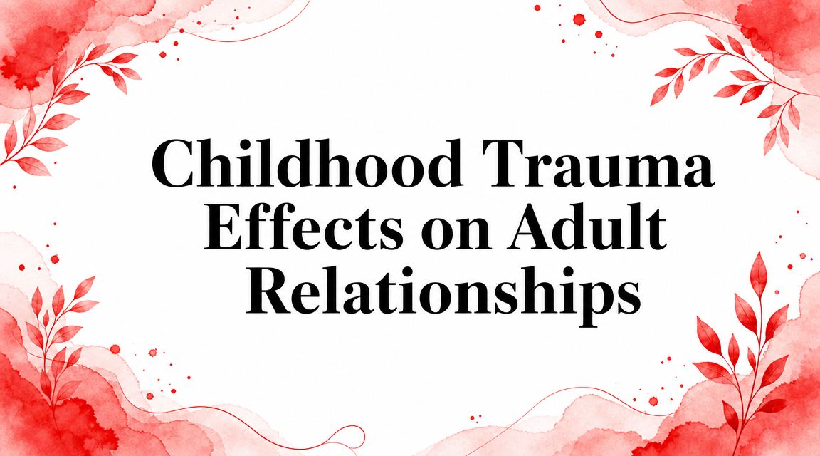 Childhood Trauma Effects on Adult Relationships
